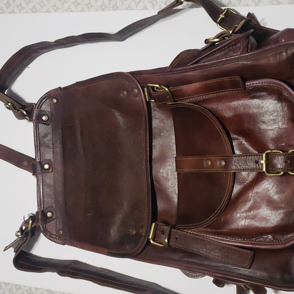 Bags | Piyush Joshi Handmade Leather Backpacktalega Messenger Bag ...